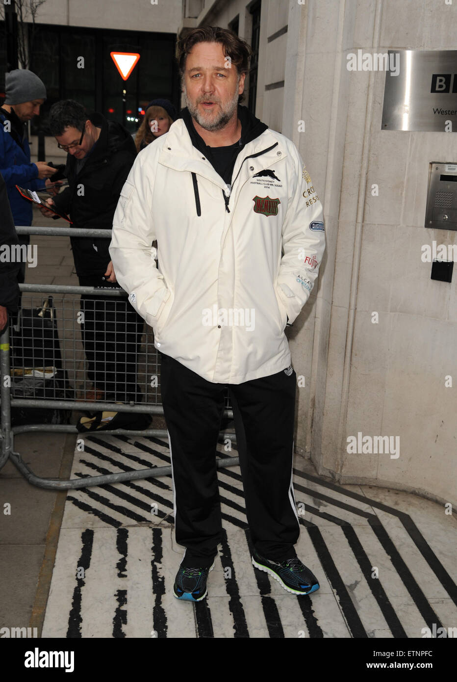 Russell Crowe at the BBC Radio 2 studios Featuring: Russell Crowe Where ...