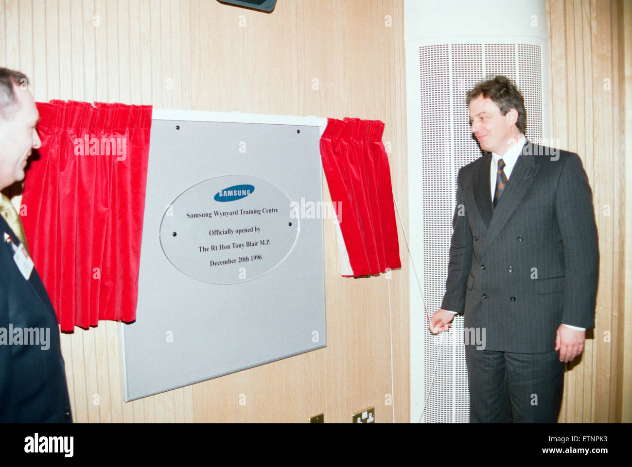 Tony Blair officially opens the Samsung training centre at Wynyard ...