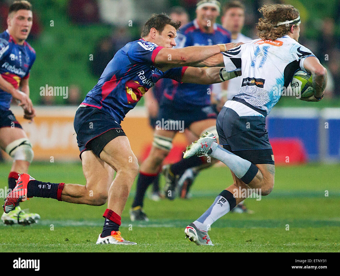 June 12, 2015 - Melbourne, Victoria, Australia - NICK CUMMINS of the ...
