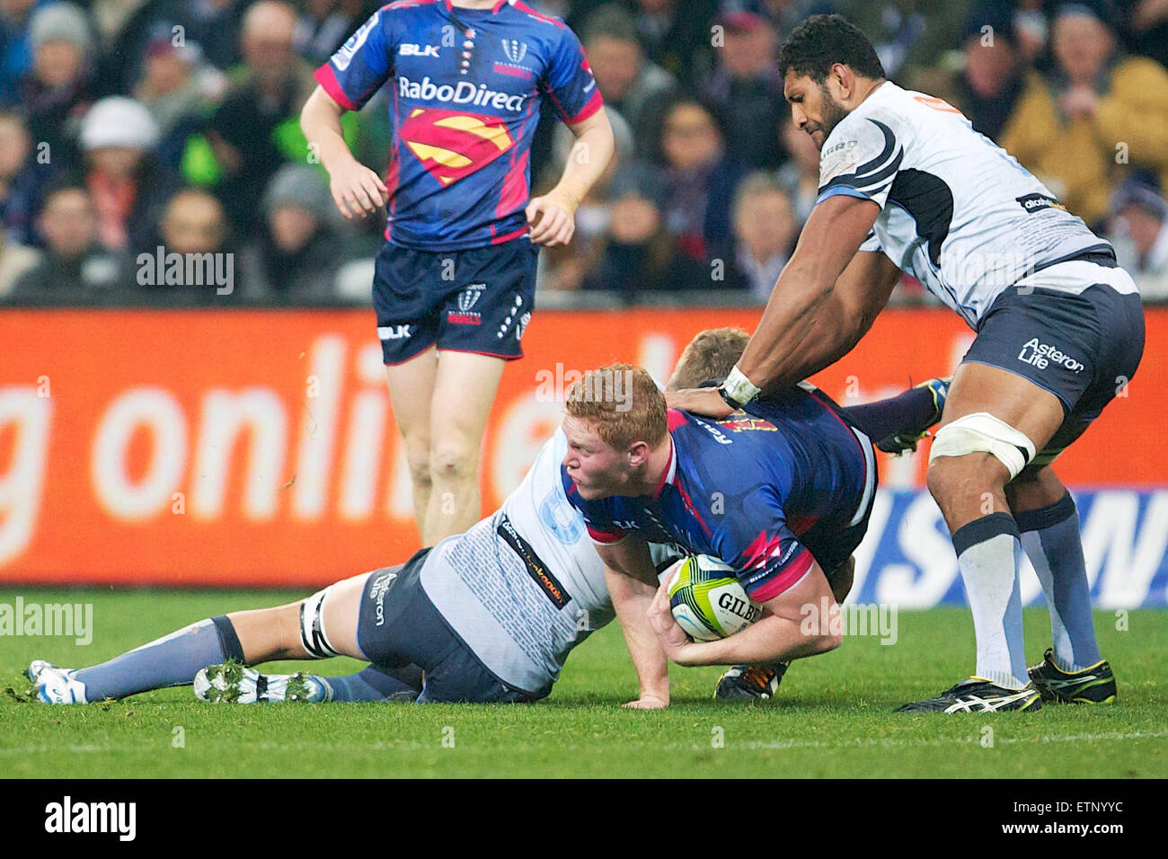 June 12, 2015 - Melbourne, Victoria, Australia - SAM JEFFRIES of the ...