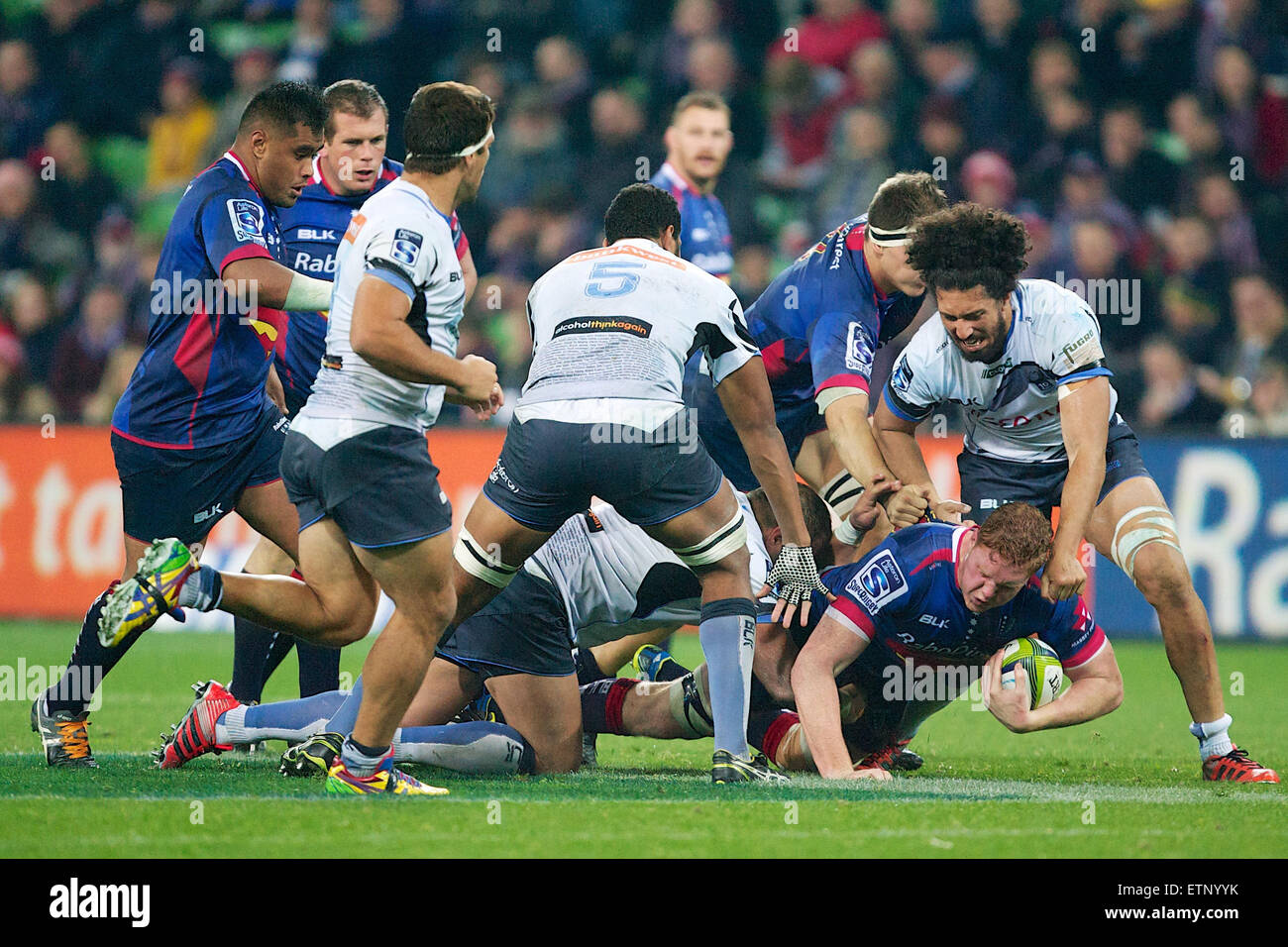 June 12, 2015 - Melbourne, Victoria, Australia - SAM JEFFRIES of the ...