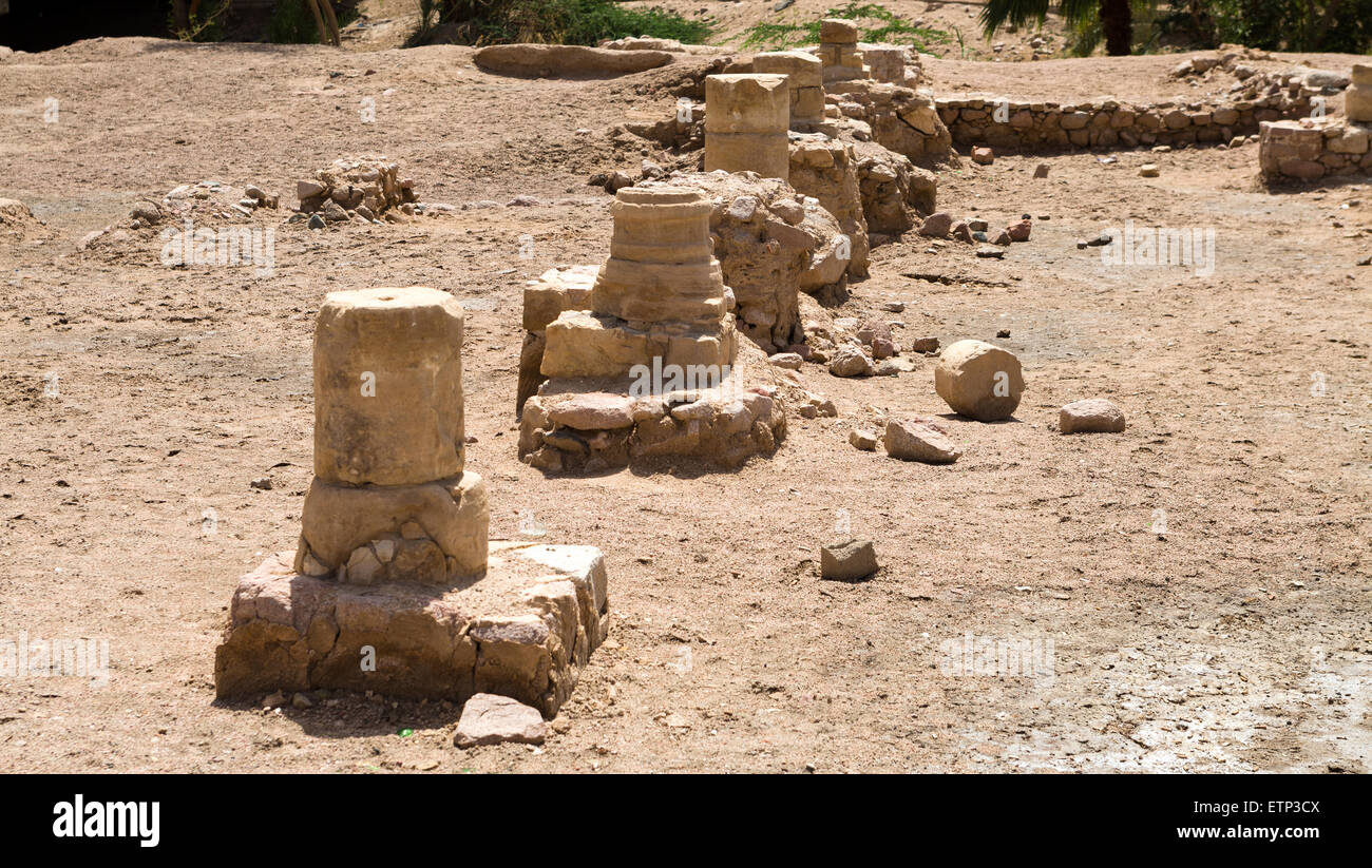 Ancient Aqaba. Jordan. Arabia. Ruins of medieval Ayla city, Aqaba ...