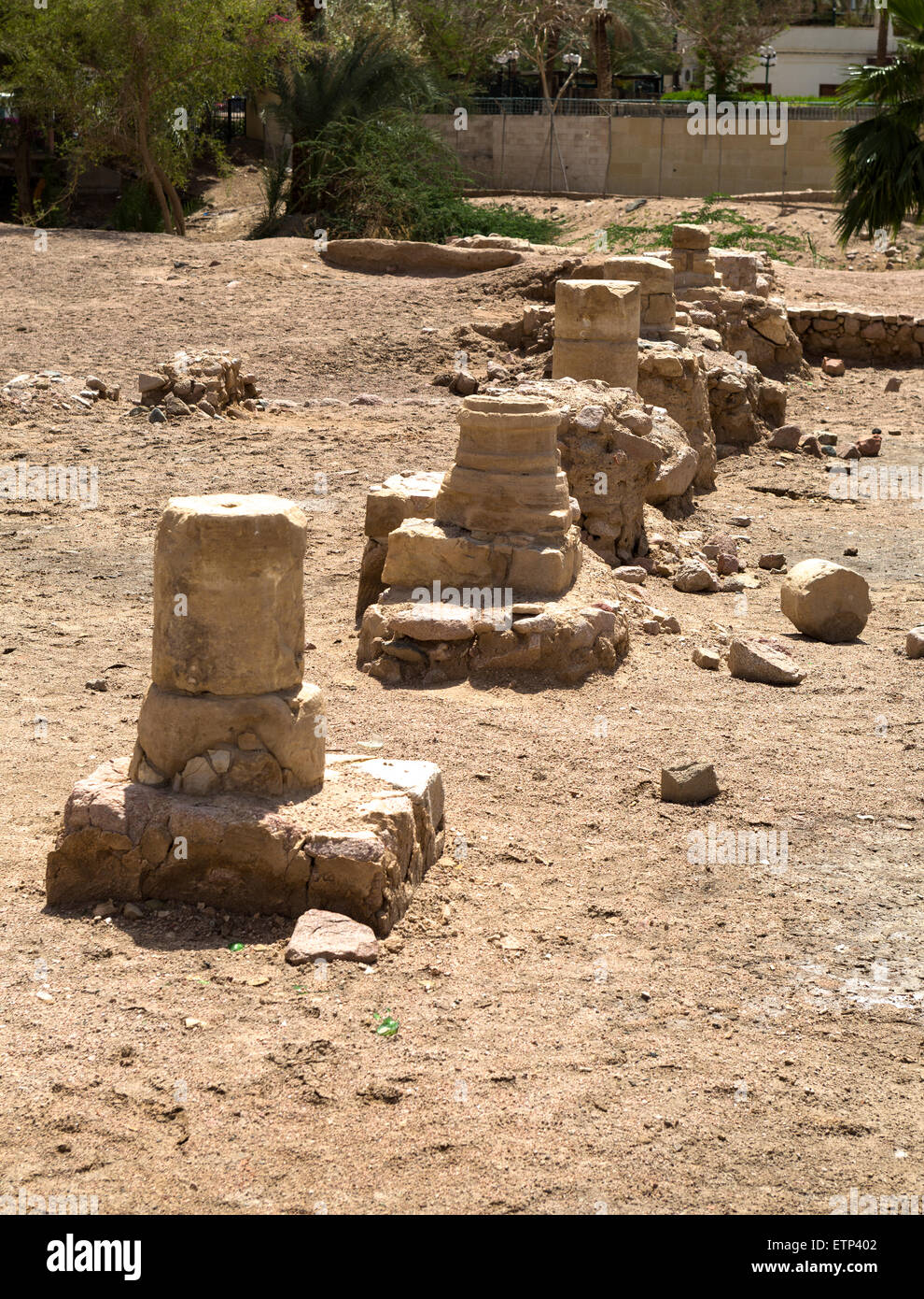 Ruins of the ancient city of ayla hi-res stock photography and images ...