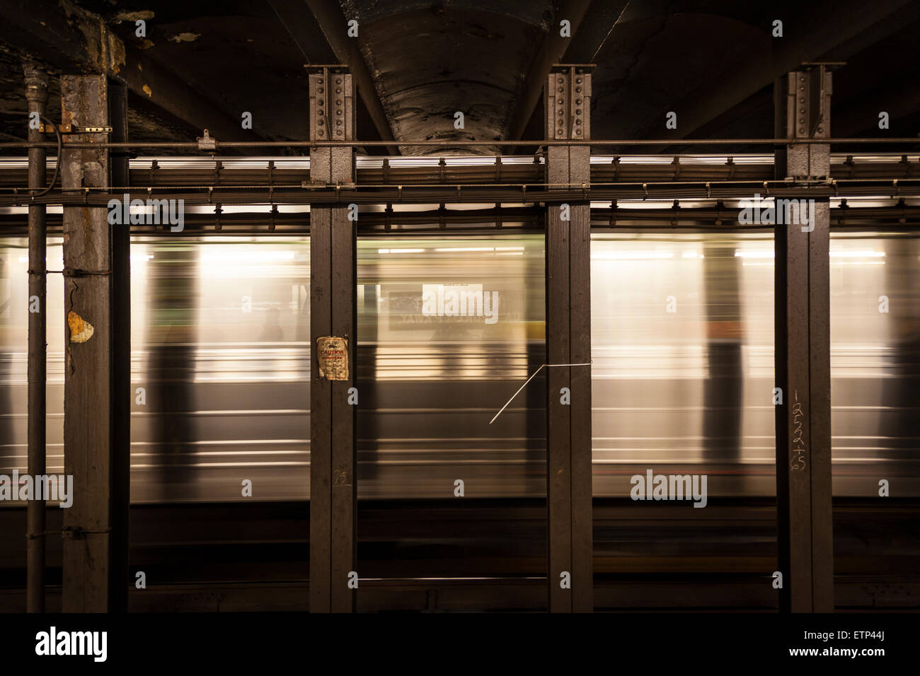 Platform on the NYC Subway is one of the oldest and most extensive ...