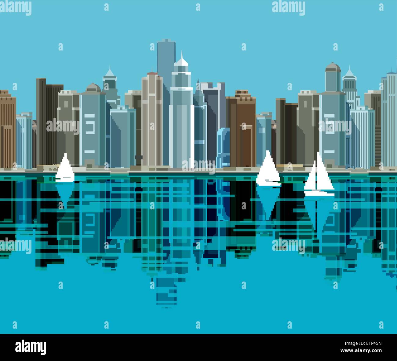 Ocean beach municipal pier Stock Vector Images - Alamy