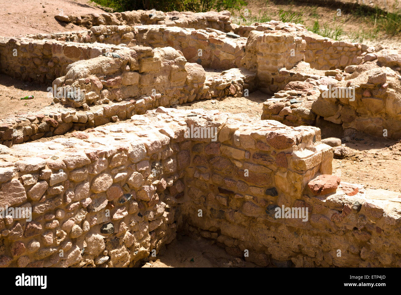 Ancient Aqaba. Jordan. Arabia. Ruins of medieval Ayla city, Aqaba ...
