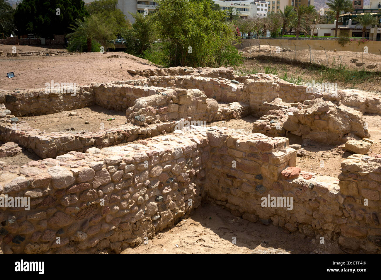 Ancient Aqaba. Jordan. Arabia. Ruins of medieval Ayla city, Aqaba ...