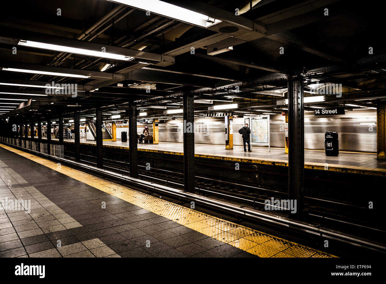 Platform on the NYC Subway is one of the oldest and most extensive ...