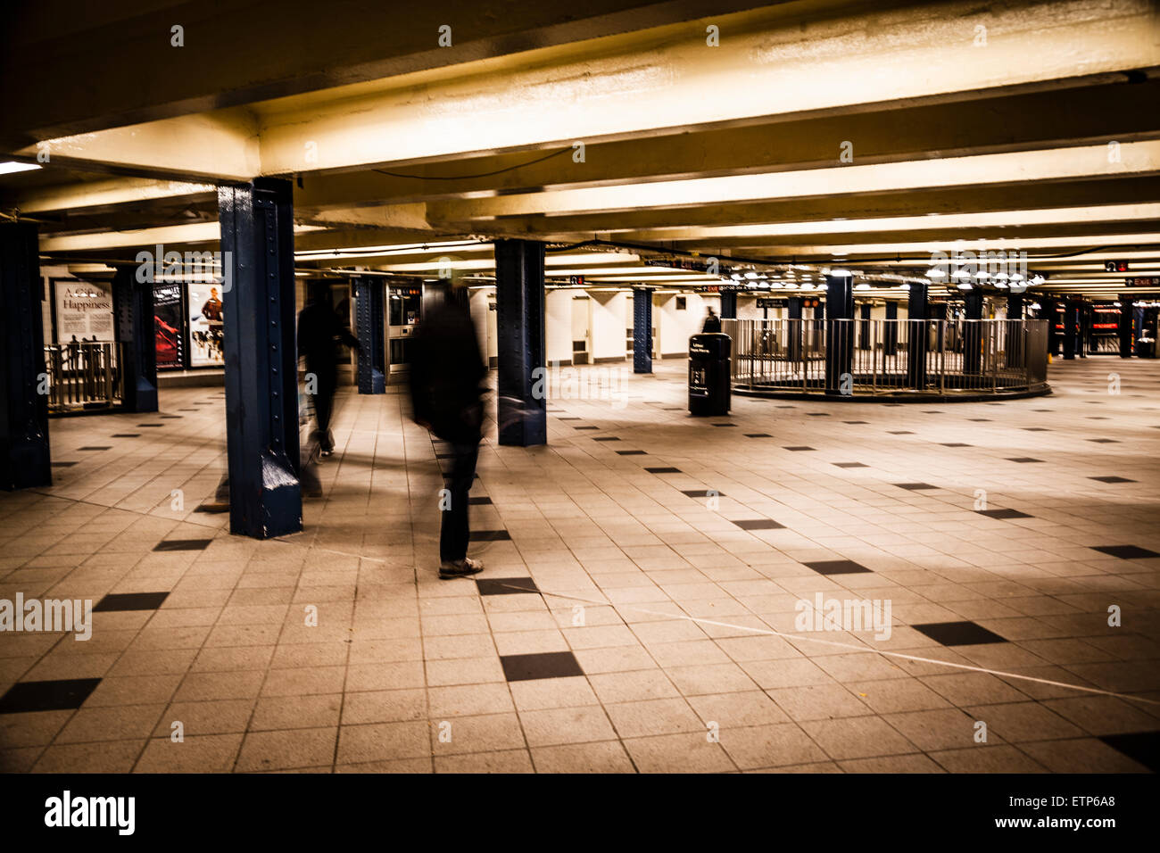 New York Subway hall Stock Photo - Alamy