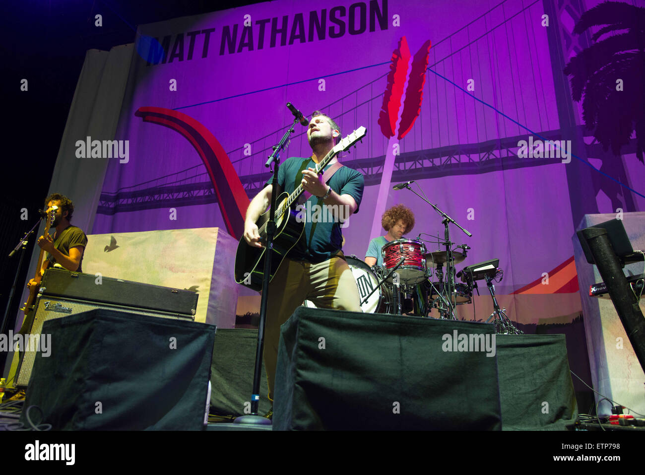 Camden, New Jersey, USA. 14th June, 2015. Singer, songwriter, MATT ...