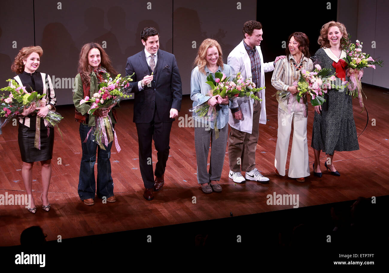 Opening night of The Heidi Chronicles at the Music Box Theatre ...