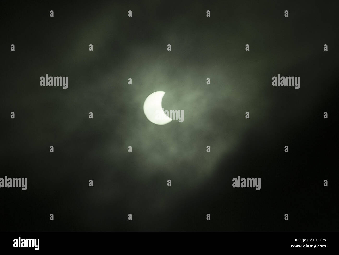 Solar Eclipse near Linlithgow, Scotland Featuring: Atmosphere Where ...