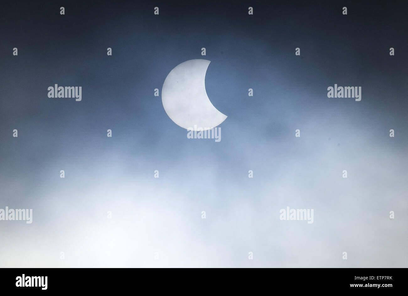 Solar Eclipse near Linlithgow, Scotland Featuring: Atmosphere Where ...