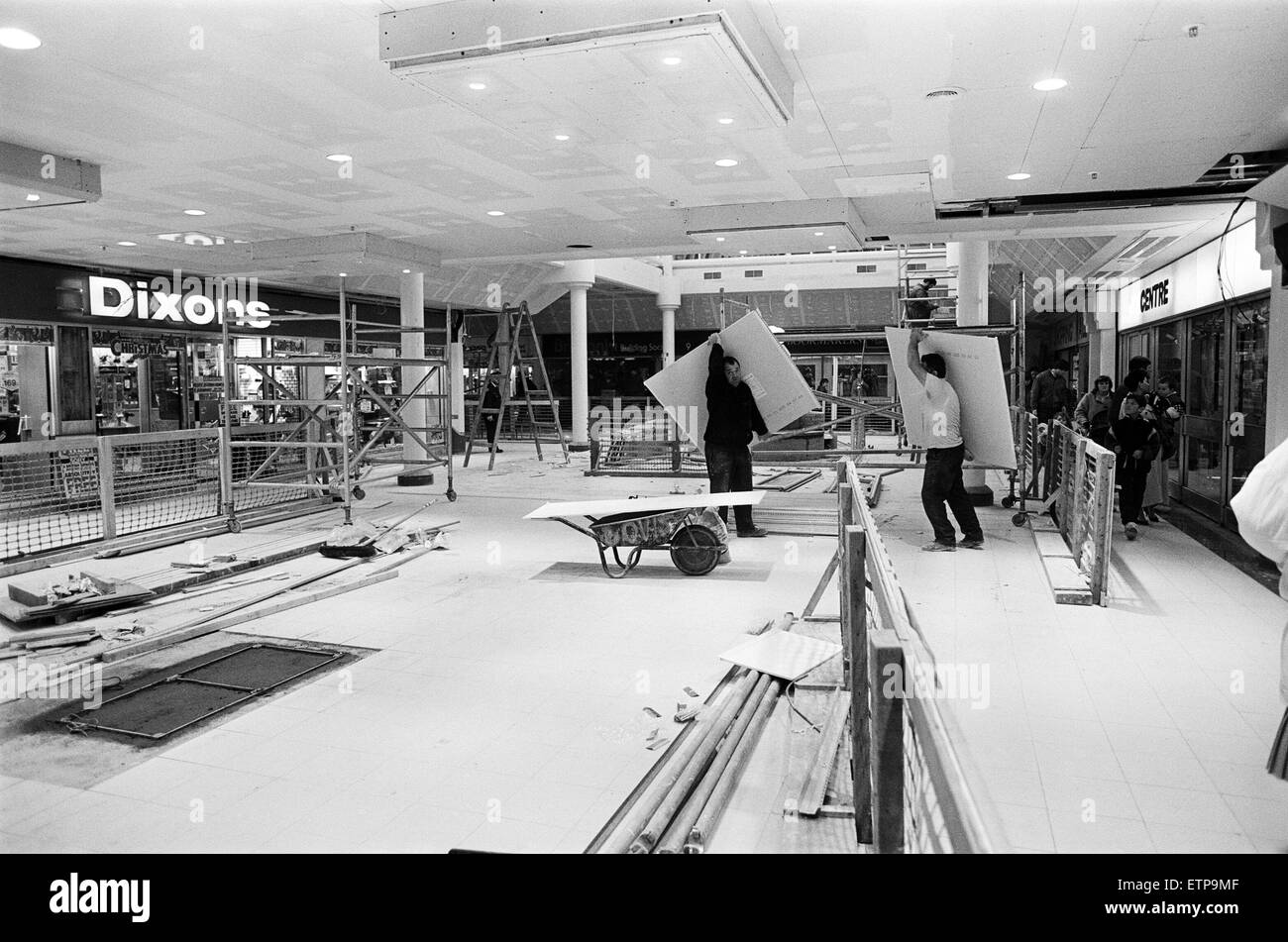 Liscard shops, the new look shopping centre nearly complete. Liscard is ...