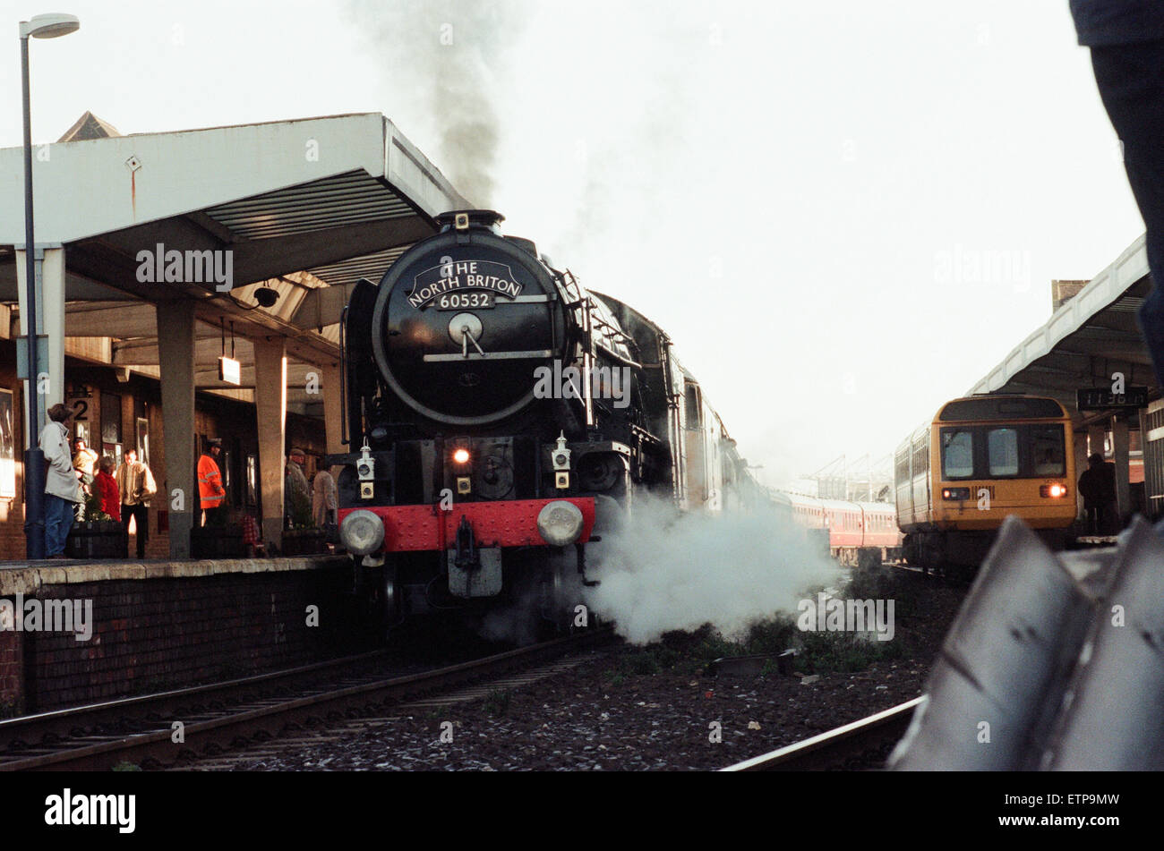 The Blue Peter Steam Train, an A2 No. 60532 Locomotive designed by ...