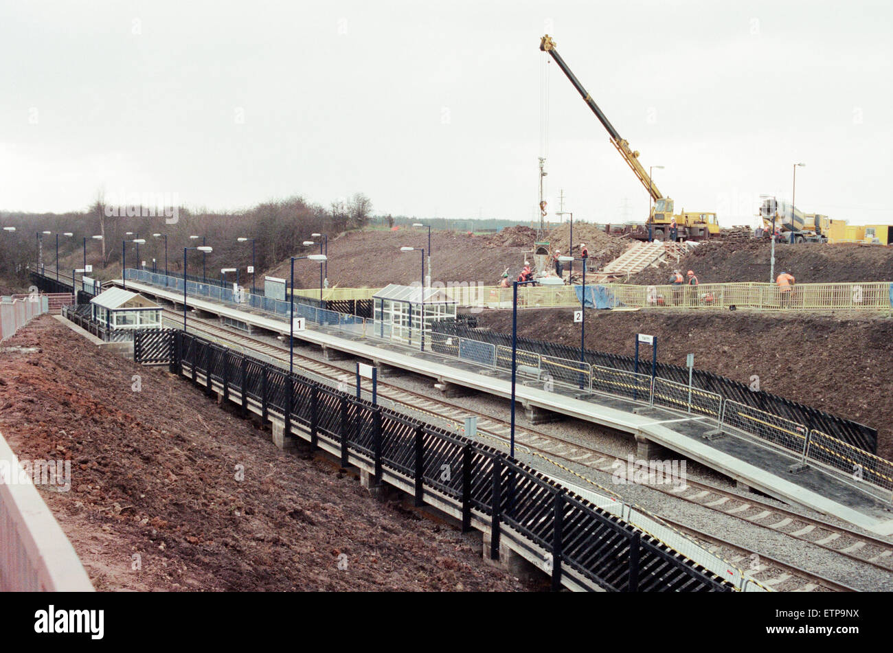 The new Yarm Railway Halt, which opens next month, nears completion on ...