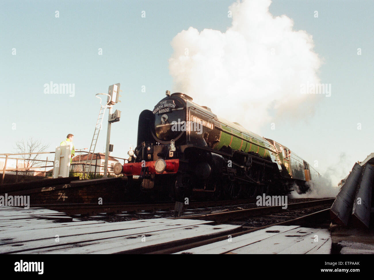 The Blue Peter Steam Train, an A2 No. 60532 Locomotive designed by ...