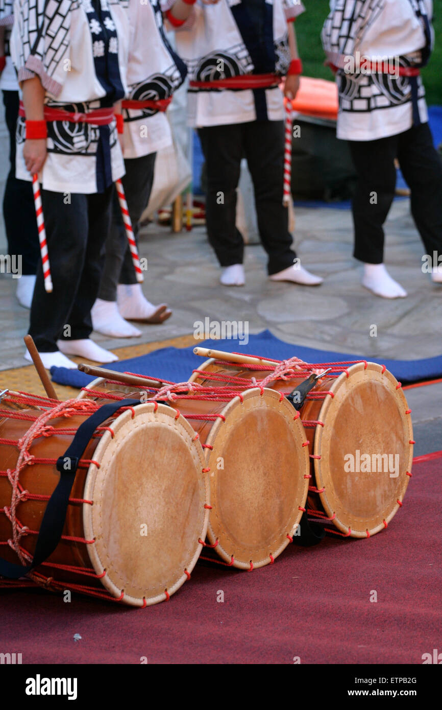 Stock image of Japanese Taiko Drum Stock Photo - Alamy