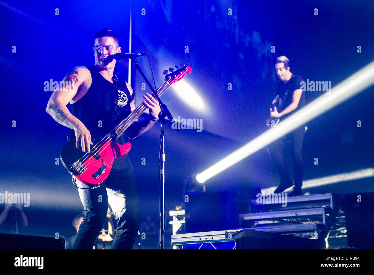 All Time Low performing live in concert their first headline UK arena ...