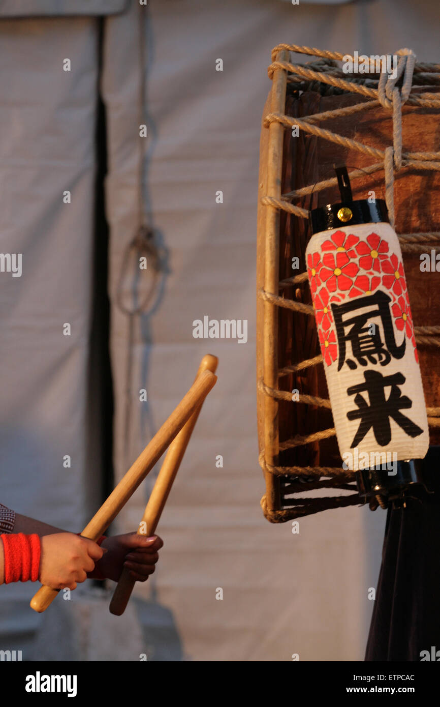 Stock image of Japanese Taiko Drum Stock Photo - Alamy
