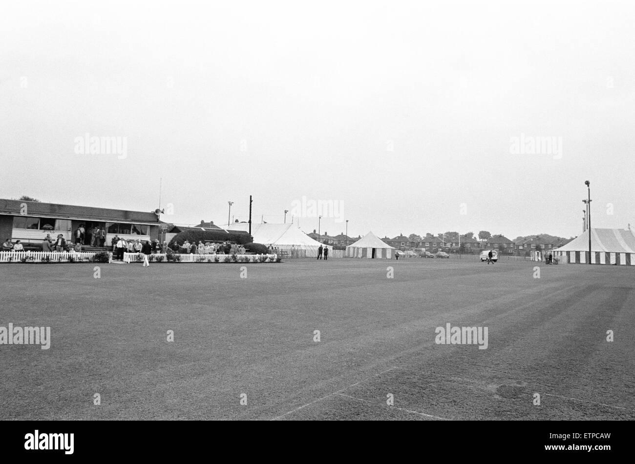 Cricket pitch inspection Black and White Stock Photos & Images - Alamy