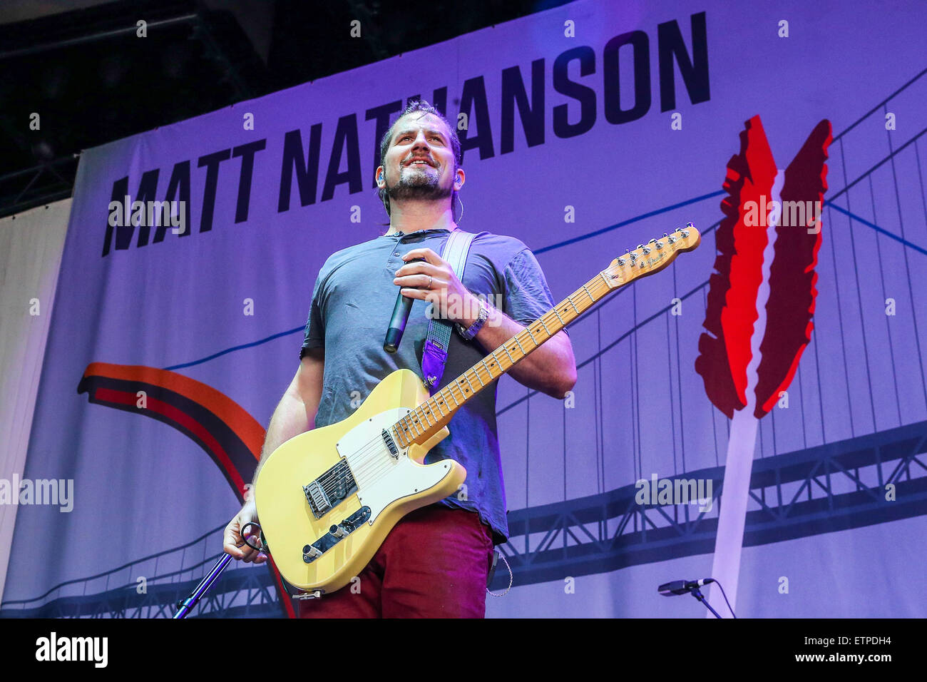 Raleigh, North Carolina, USA. 10th June, 2015. Matt Nathanson performs ...