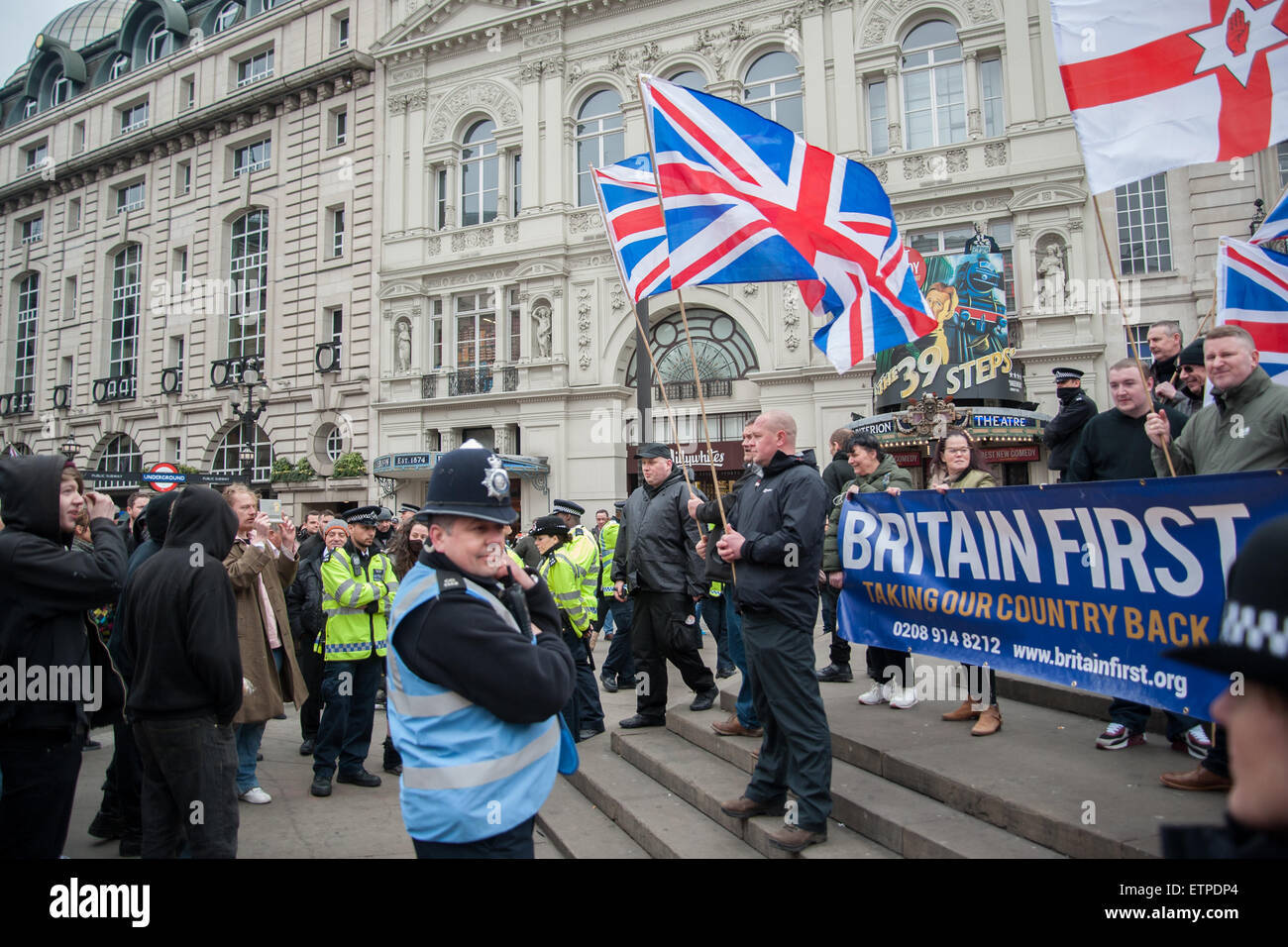 Britain first far right pressure group hi-res stock photography and ...