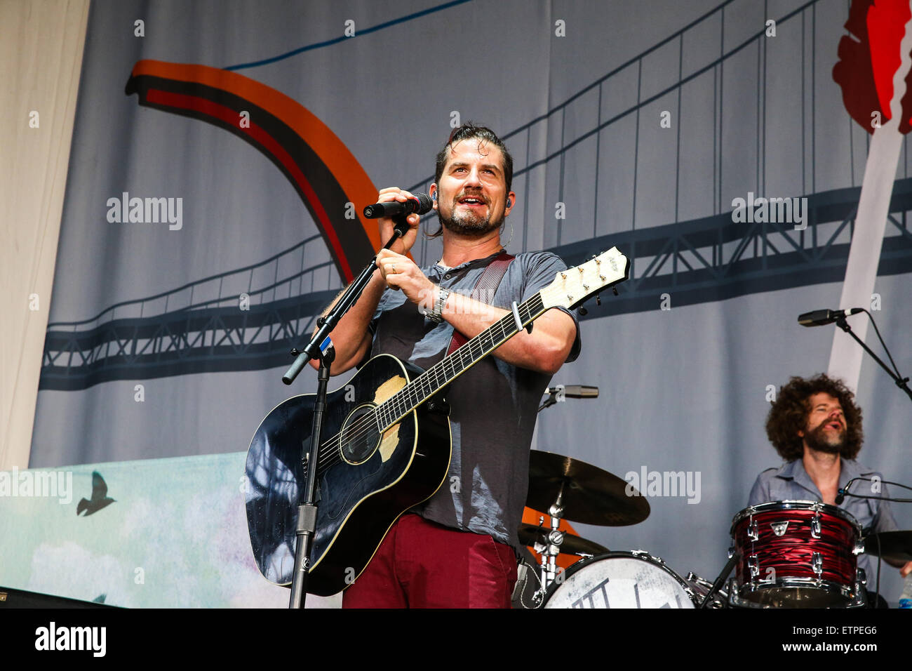 Raleigh, North Carolina, USA. 10th June, 2015. Matt Nathanson performs ...