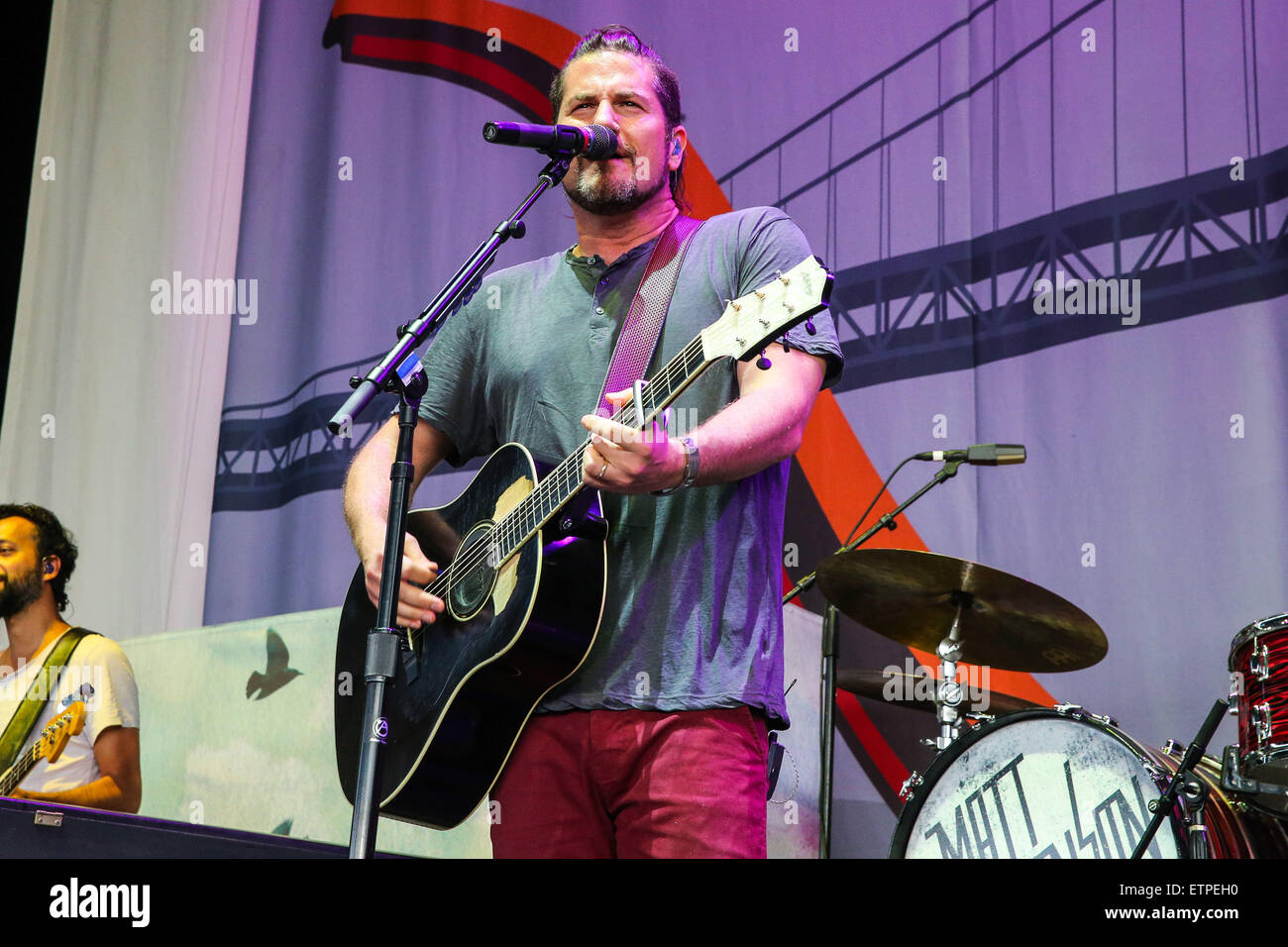 Raleigh, North Carolina, USA. 10th June, 2015. Matt Nathanson performs ...