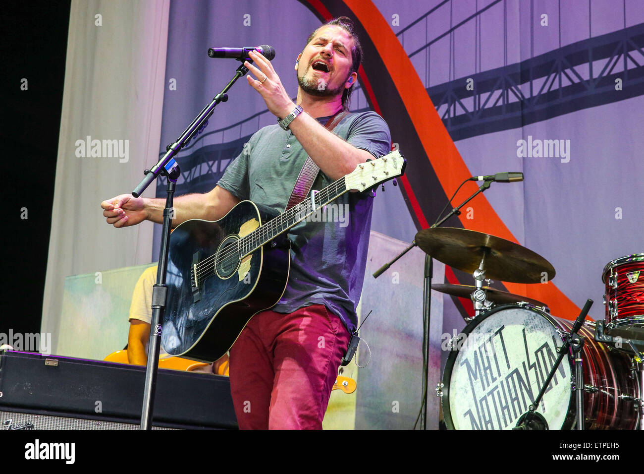 Raleigh, North Carolina, USA. 10th June, 2015. Matt Nathanson performs ...