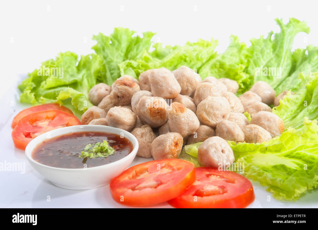 Fried beef ball hi-res stock photography and images - Alamy