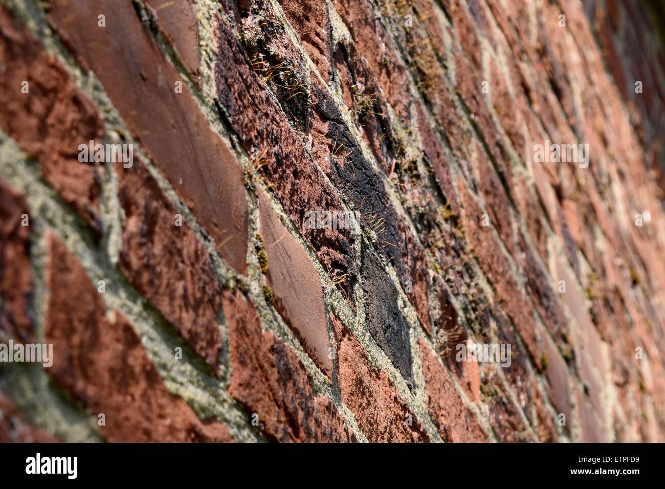 Old brick wall angle hi-res stock photography and images - Alamy