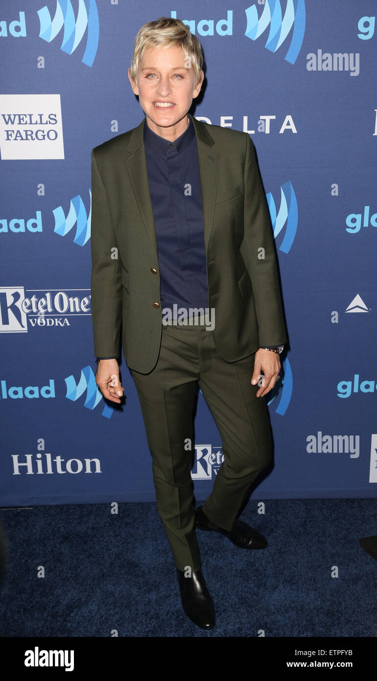 Celebrities attend 26th Annual GLAAD Media Awards at The Beverly Hilton ...