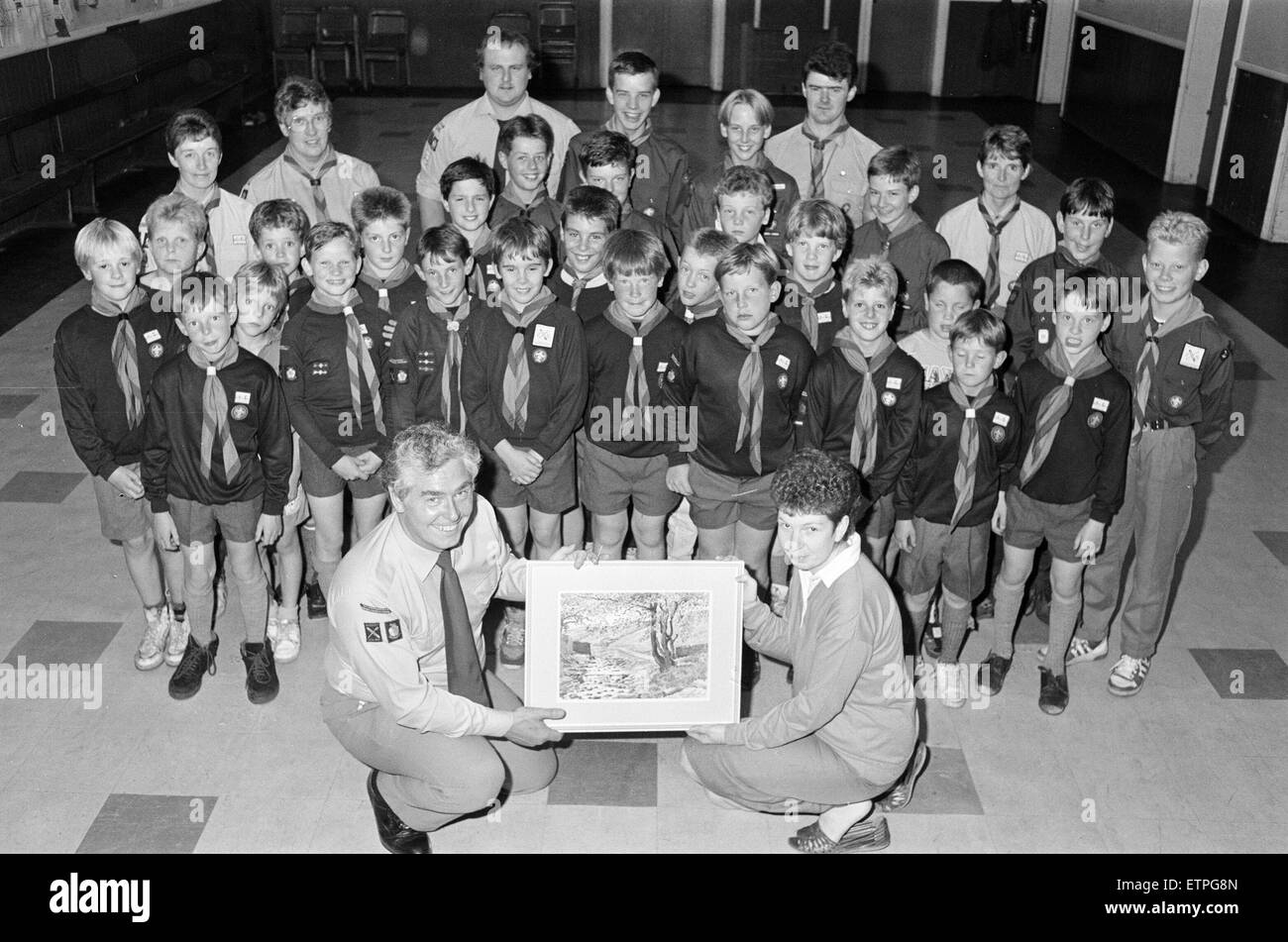 Scout leader hi-res stock photography and images - Alamy