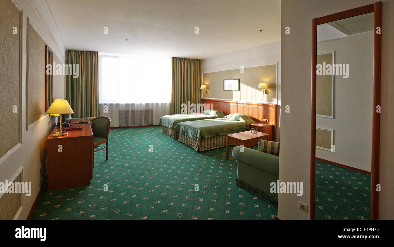 hotel room interior Stock Photo - Alamy