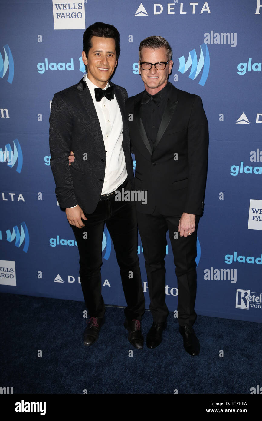 Celebrities attend 26th Annual GLAAD Media Awards at The Beverly Hilton ...