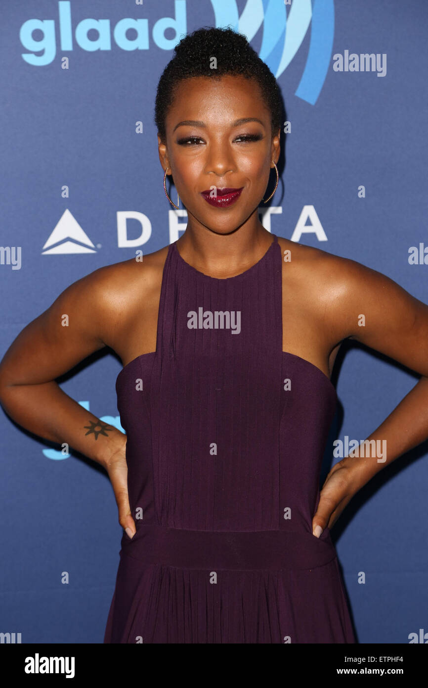 Celebrities attend 26th Annual GLAAD Media Awards at The Beverly Hilton ...