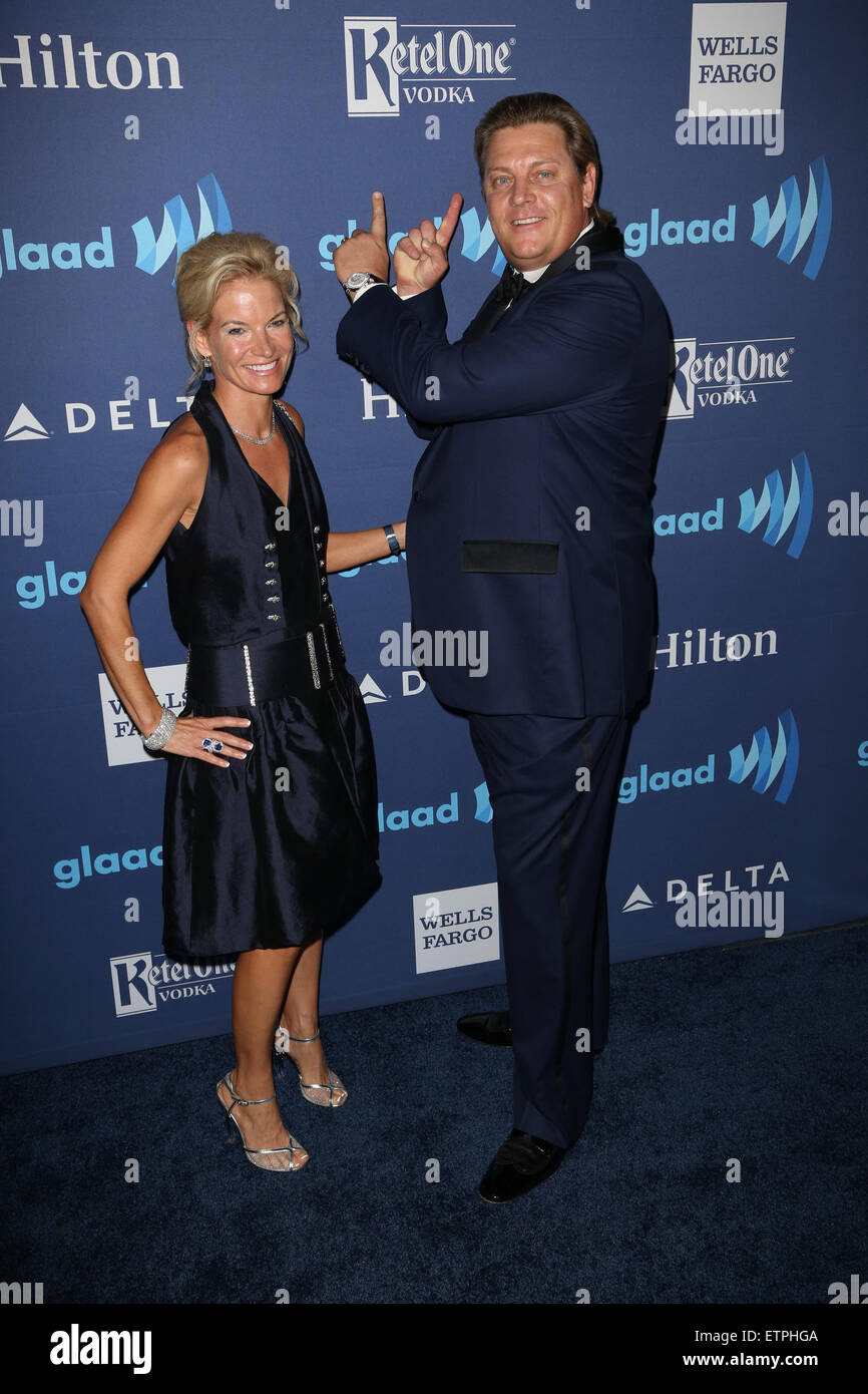 Celebrities attend 26th Annual GLAAD Media Awards at The Beverly Hilton ...