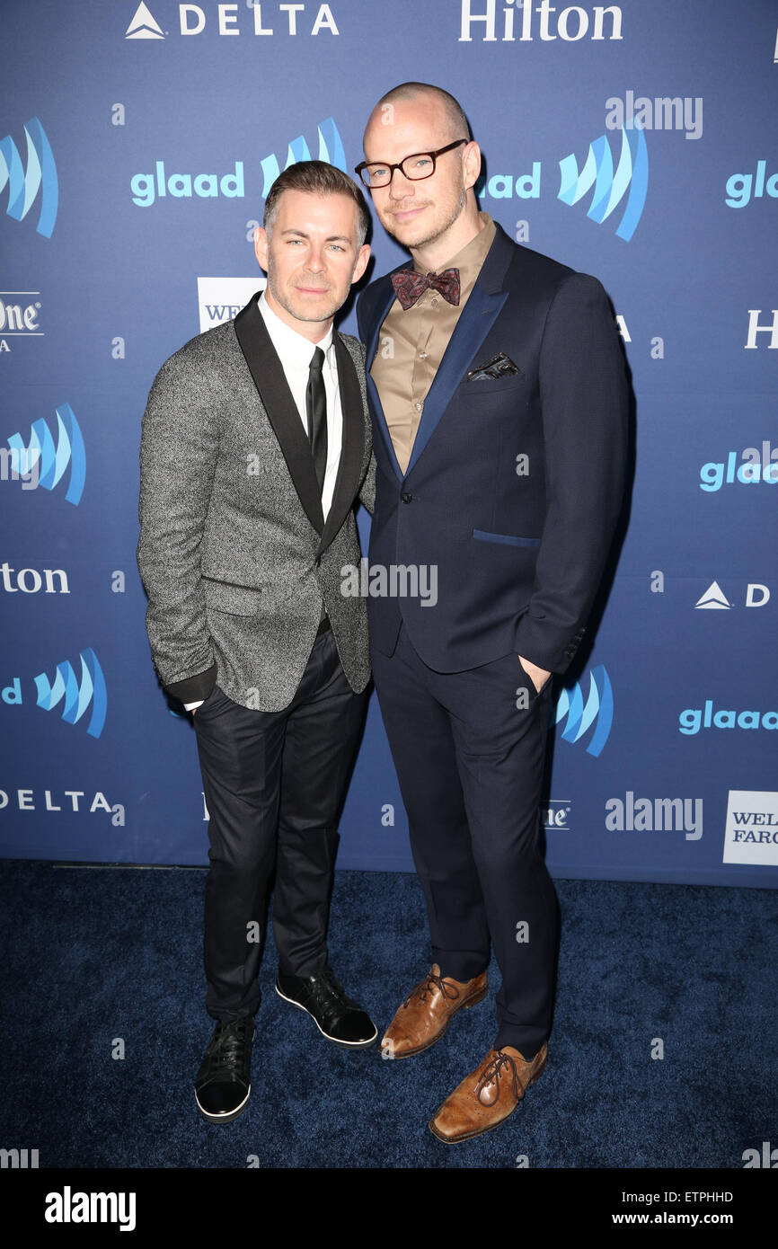 Celebrities attend 26th Annual GLAAD Media Awards at The Beverly Hilton ...