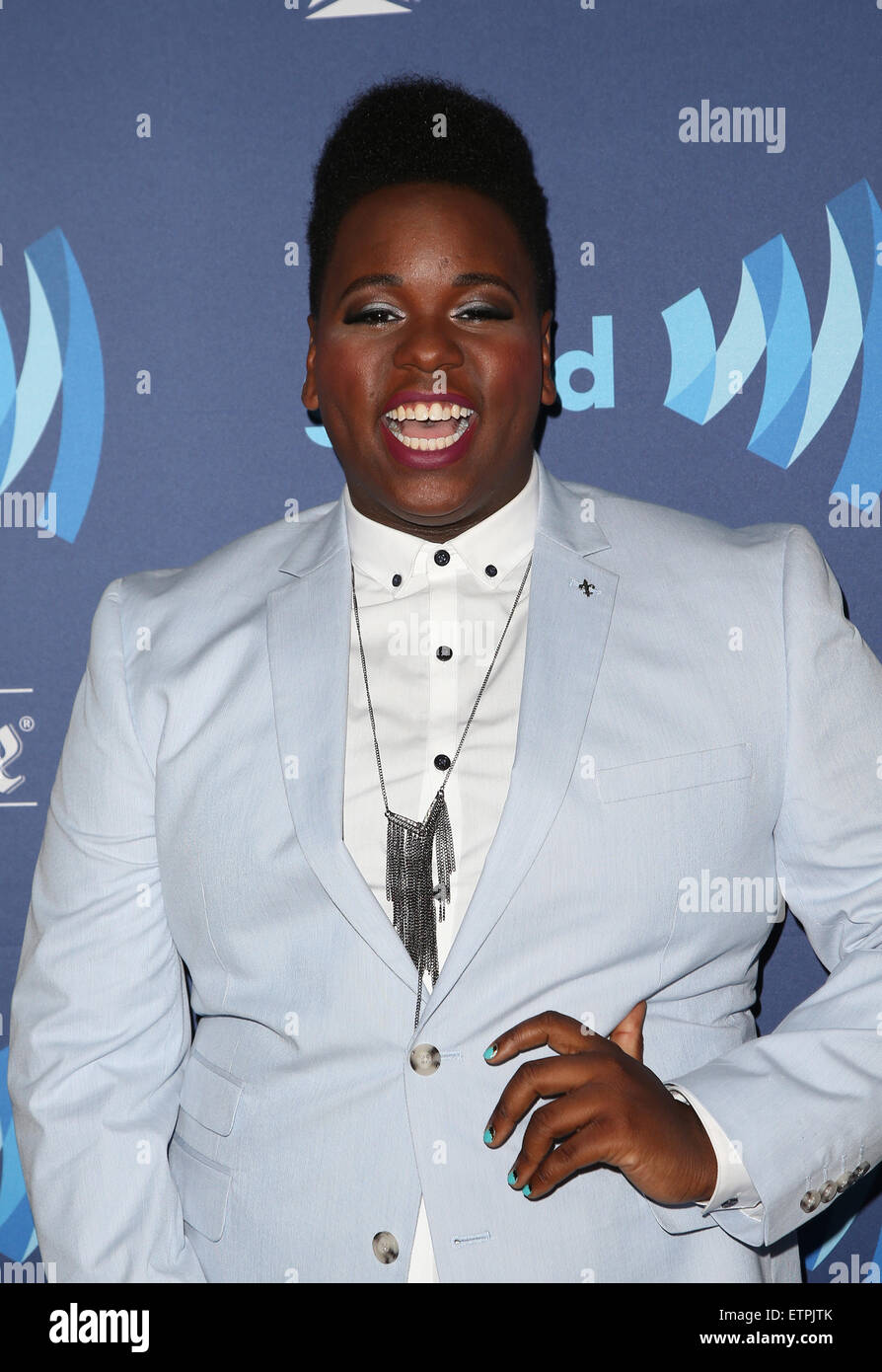 26TH ANNUAL GLAAD MEDIA AWARDS Featuring: Alex Newell Where: Beverly ...
