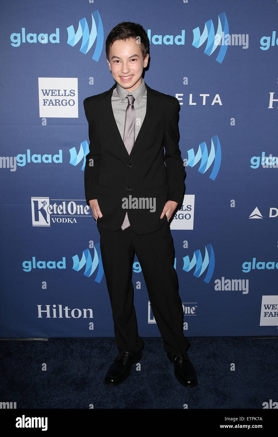 26TH ANNUAL GLAAD MEDIA AWARDS Featuring: Hayden Byerly Where: Beverly ...