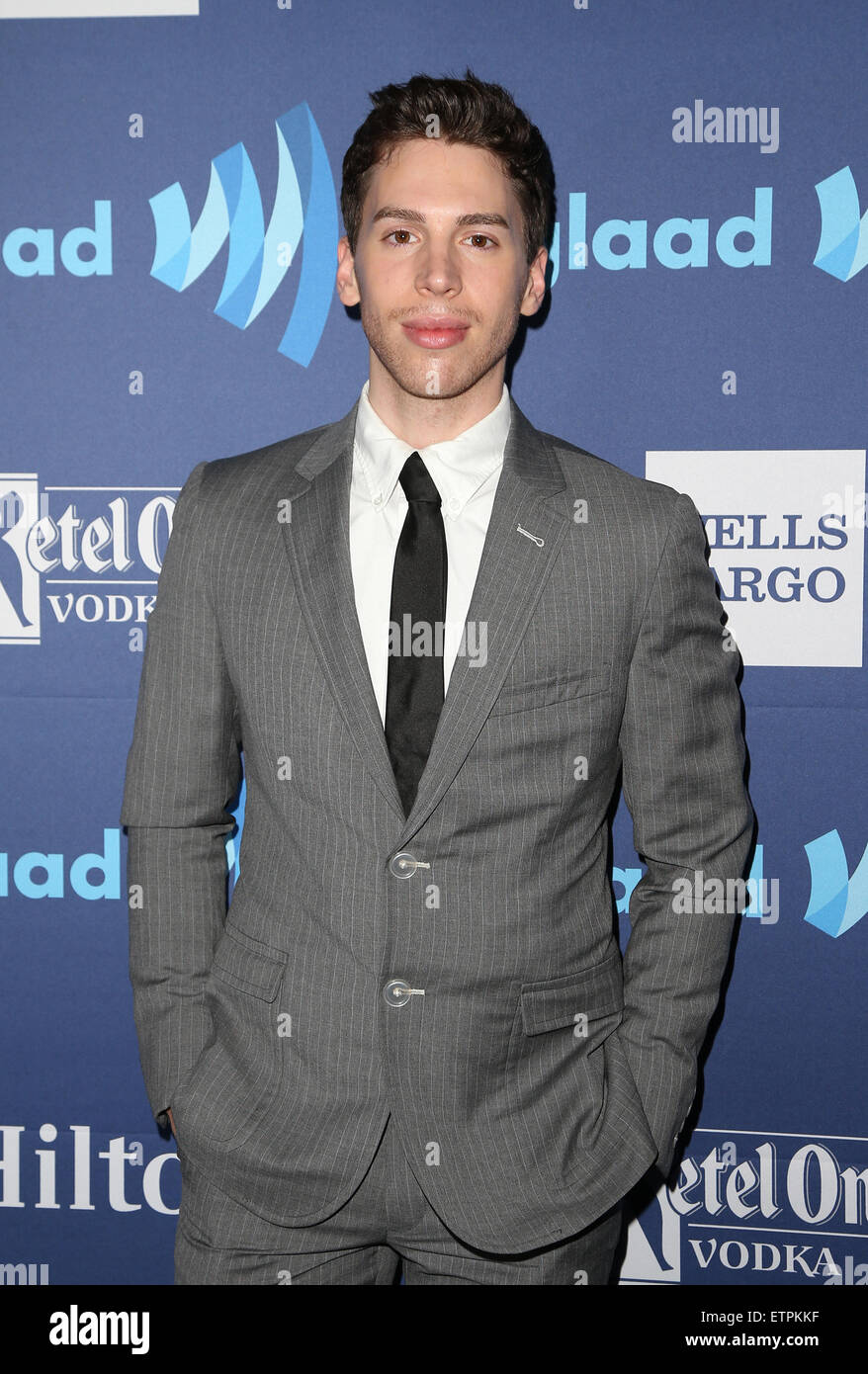 26TH ANNUAL GLAAD MEDIA AWARDS Featuring: Jordan Gavaris Where: Beverly ...