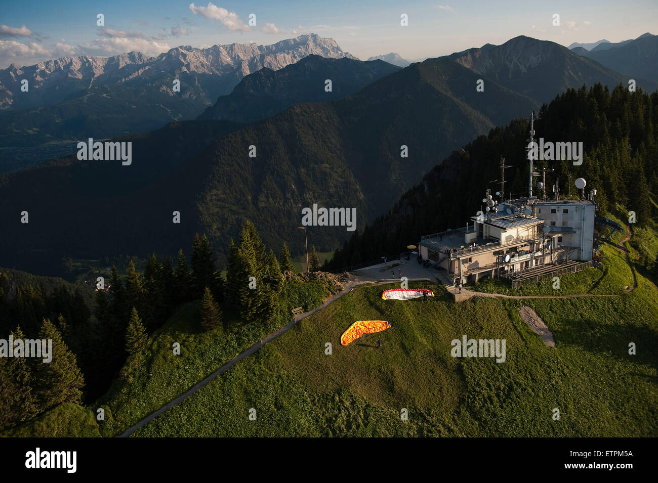 Paraglider, Paragliding, Laber cable railway, Laber top terminal ...