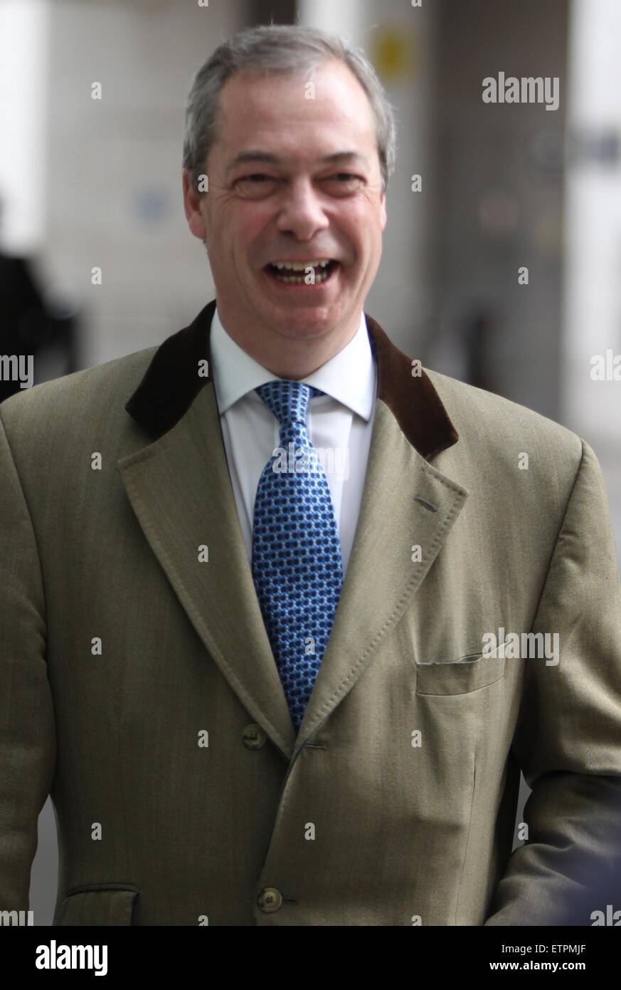 'The Andrew Marr Show' - Arrivals Featuring: Nigel Farage Where: London ...