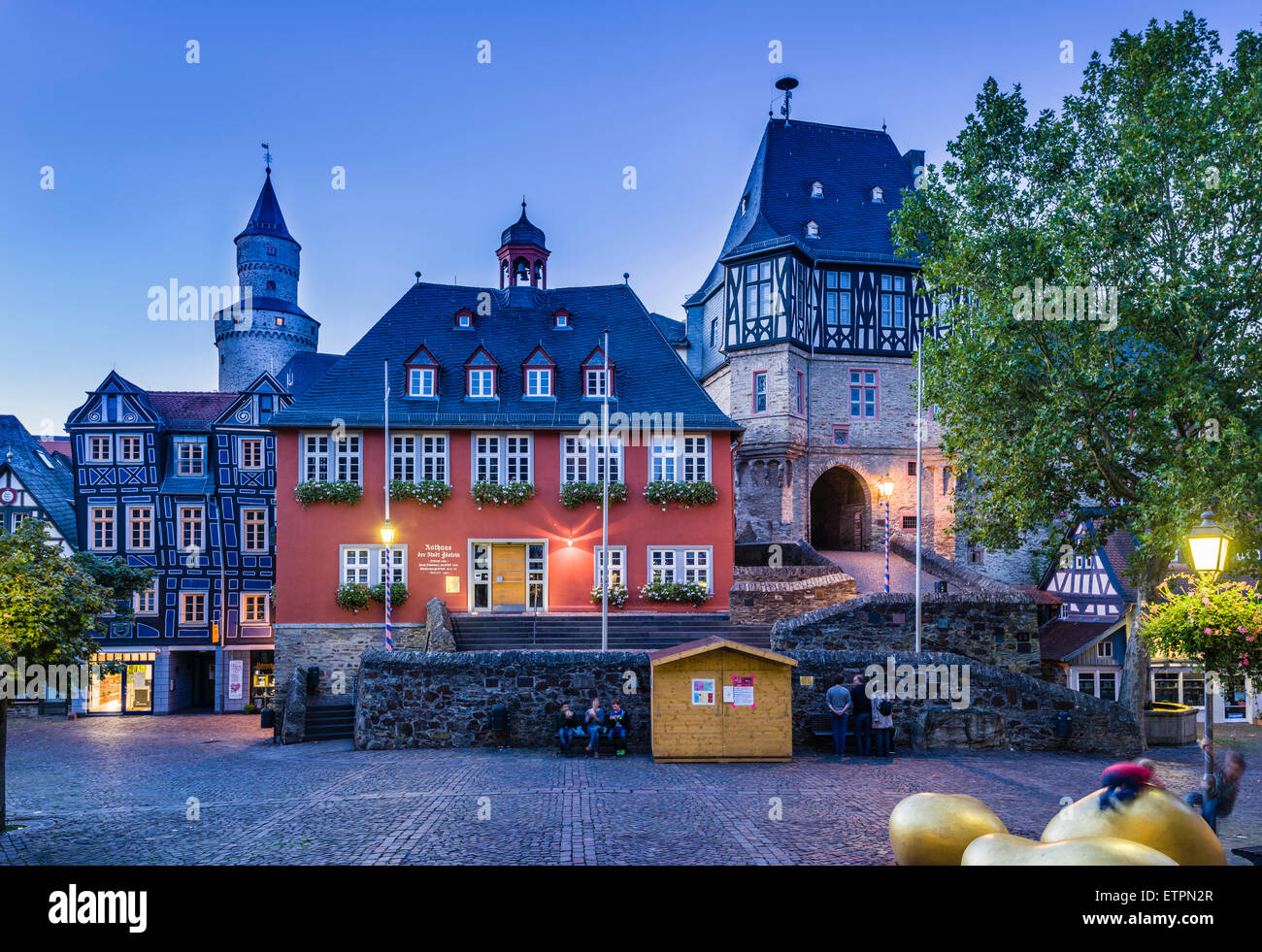 Germany, Hesse, Taunus, German Timber-Frame Road, Idstein, König-Adolf ...