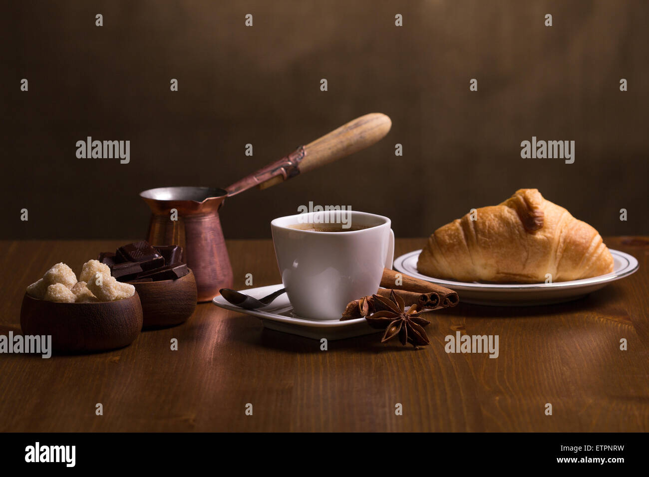 Coffee still life Stock Photo - Alamy