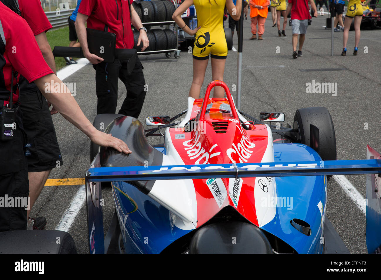 Paddock grid girl hi-res stock photography and images - Alamy