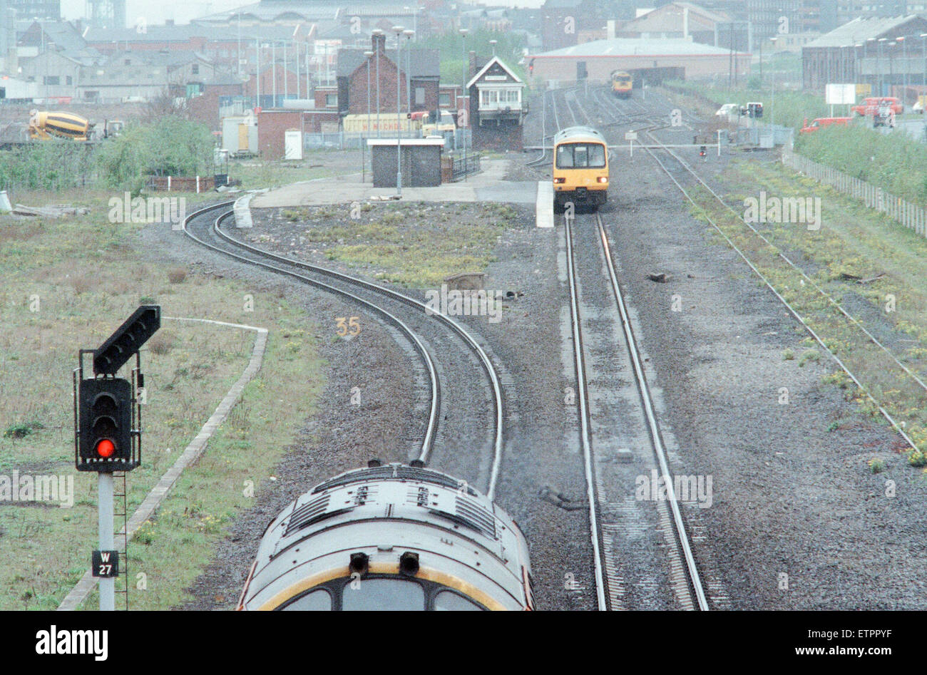 Middlesbrough Railway Lines running next to Cargo Fleet Road ...