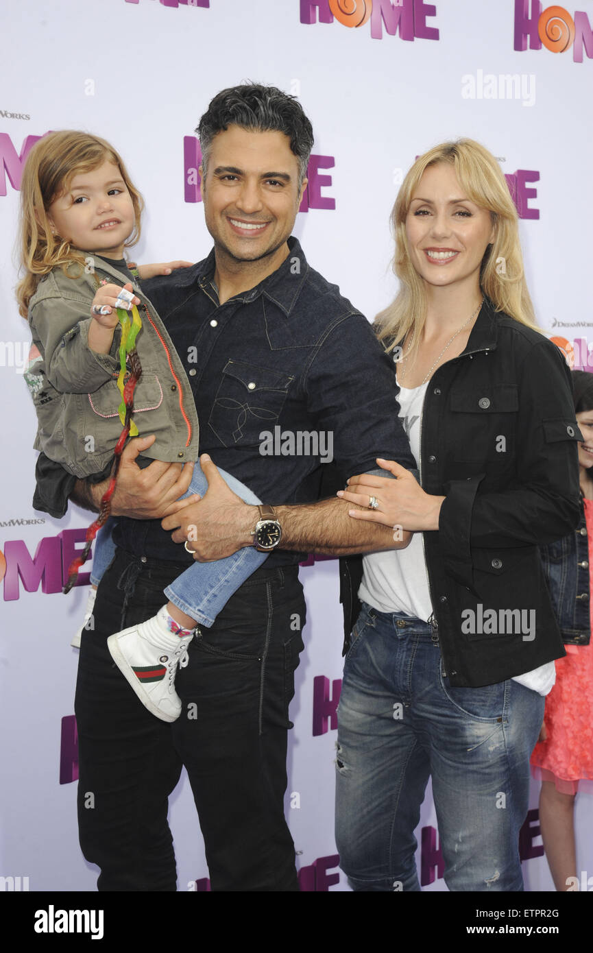 Film Premiere of Home Featuring: Jamie Camil, family Where: Los Angeles ...
