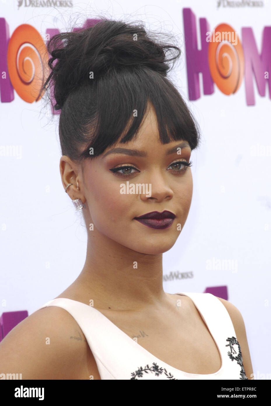 Film Premiere of Home Featuring: Rihanna Where: Los Angeles, California ...